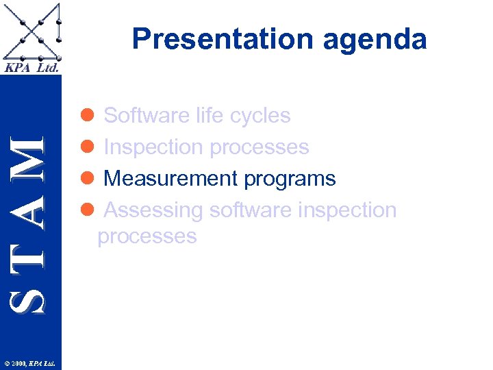 STAM 2000 KPA Ltd Assessing Software Inspection