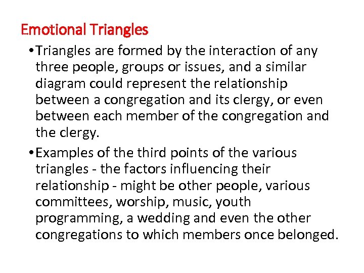 Bowen Family Systems Theory and Congregational Conflict Cean