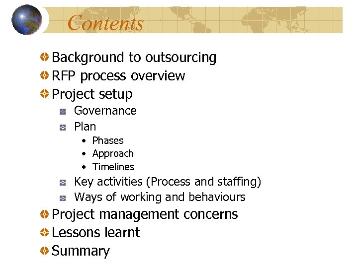 Lessons I have learnt about Outsourcing Sue Clarke