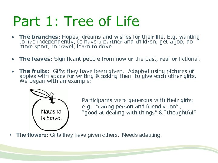 Tree of Life Group With People with Learning