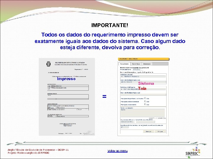 Departamento de Gestão de Documentos Públicos Autuação do