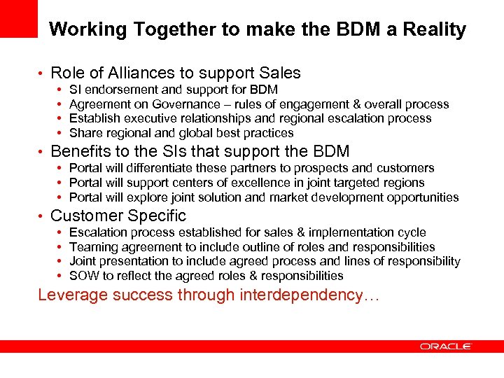 Insert Picture Here Leveraging a Blended Delivery Model
