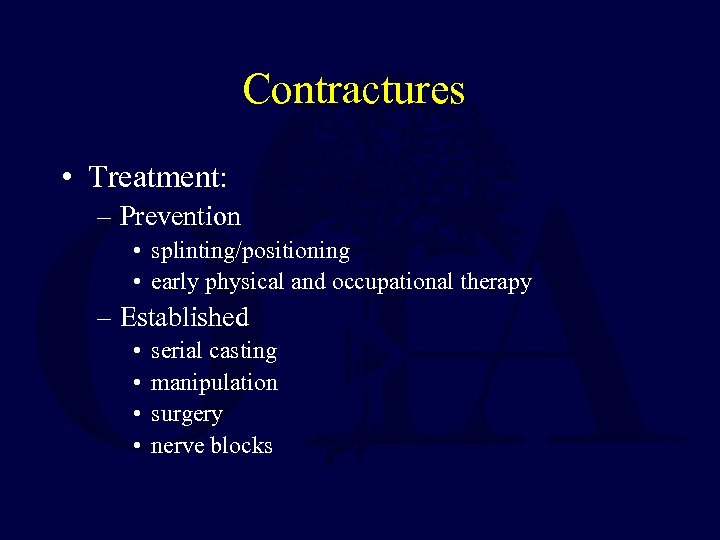 Assessment Management and Decision Making in the Treatment