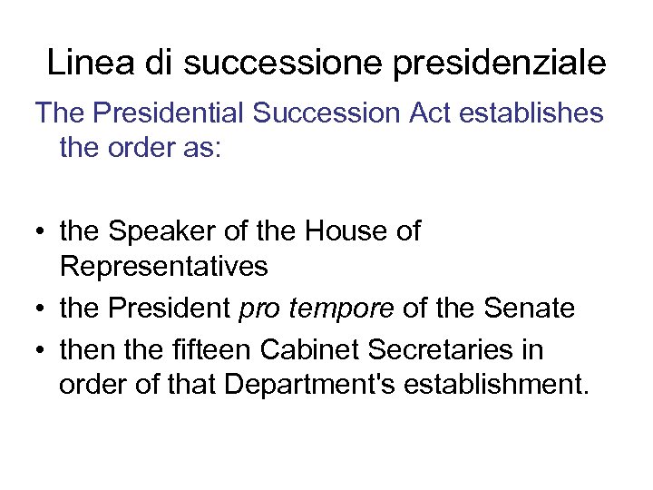 Costituzione Americana struttura — Preamble Statement of purpose