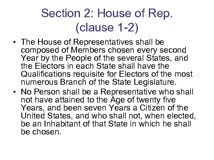 Costituzione Americana struttura — Preamble Statement of purpose