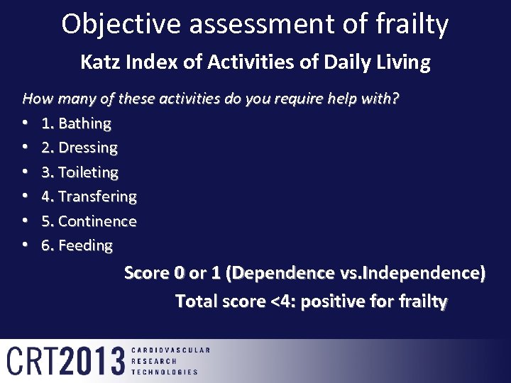 Dynamics in Patient Selection from Inoperable to Moderate