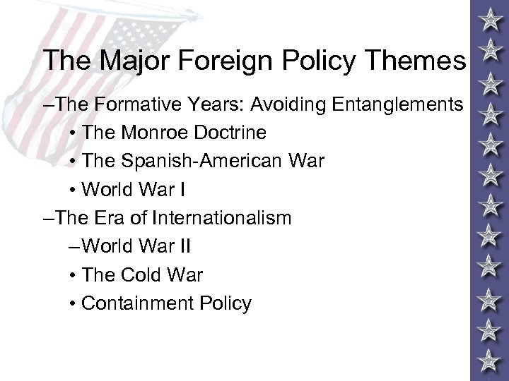 AP GOPO Chapter 17 Foreign Policy Arab