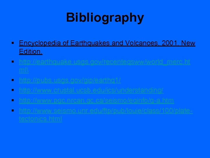 Blanka Mitrovic How Earthquakes Occur An