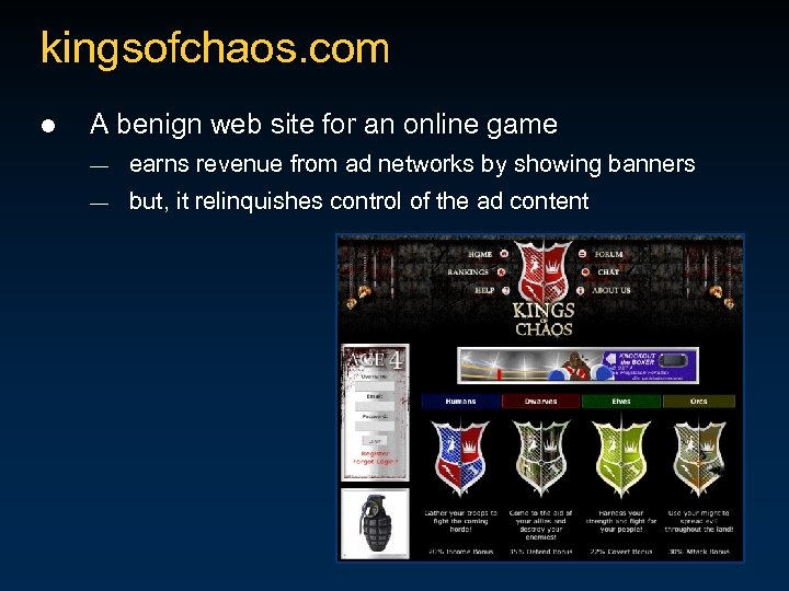 Spyware Steven Gribble Department of Computer Science and