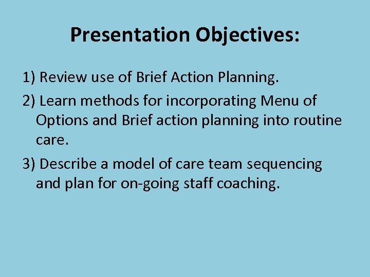Making Brief Action Planning Work for You Coaching