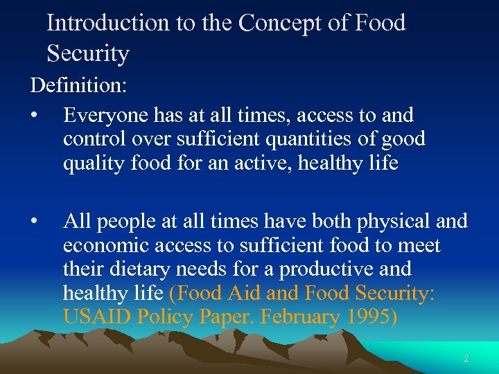 Food and Nutrition Surveillance and Response in Emergencies