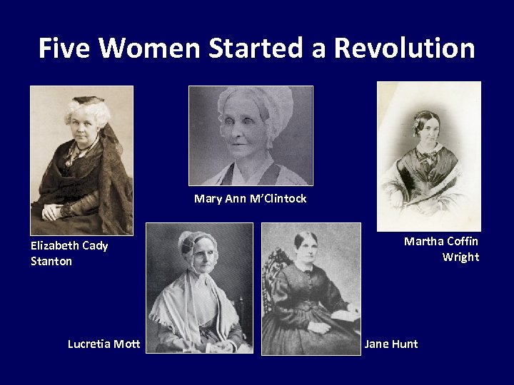 Seneca Falls and the National Women s Hall of