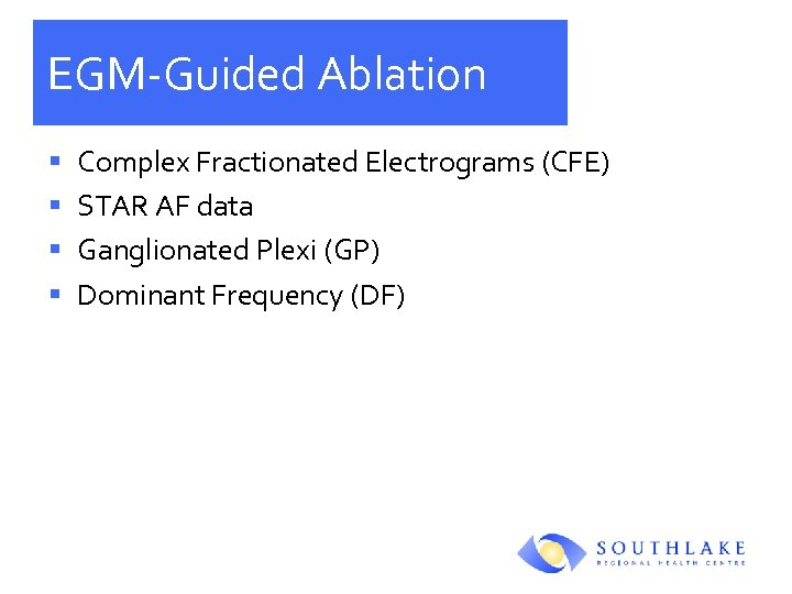 EGM-Guided Ablation CFE Ganglia Rotors ISHNE 2009 Atul