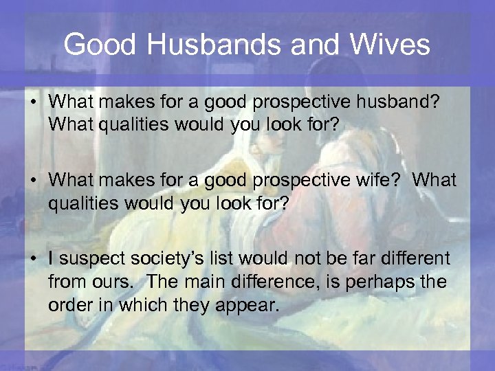 Marriage and the Bible Based on the Living