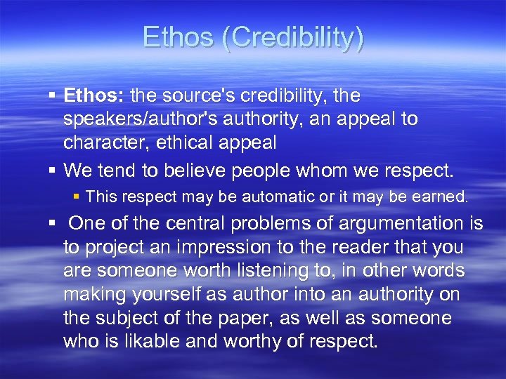 Rhetorical Devices Ethos Pathos Logos What is