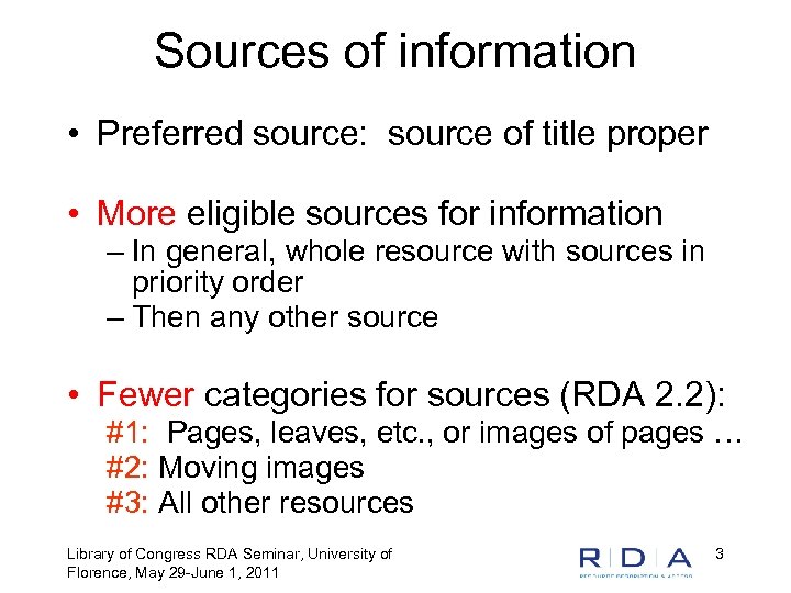 Module 2 Identifying Manifestations aka Bibliographic Records