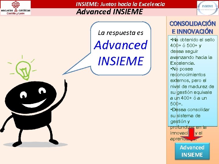 INSIEME Juntos hacia la Excelencia INSIEME Juntos