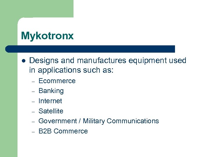 Stock Project Stock Comparisons Rainbow Technologies l