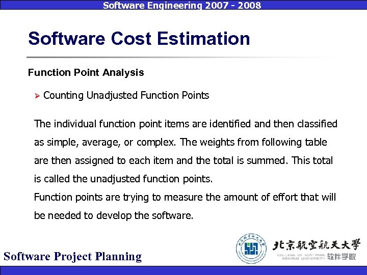 Software Engineering Part 04 程建群 博士 Dr Jason Cheng