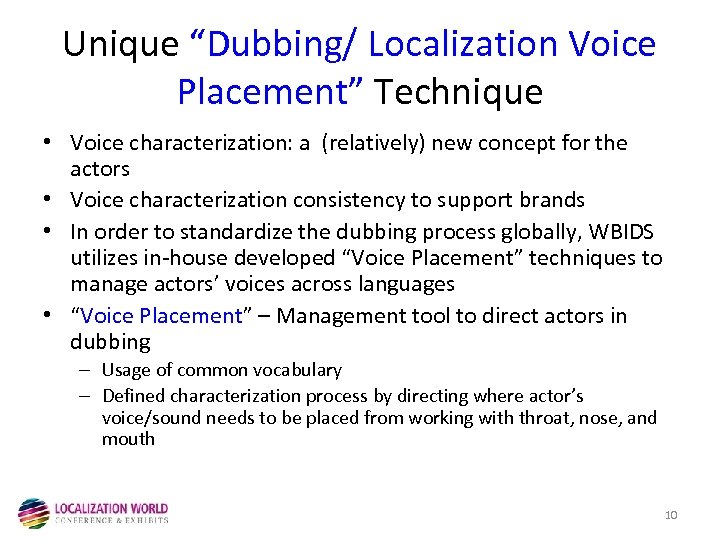 Warner Bros International Dubbing Subtitling and Warner