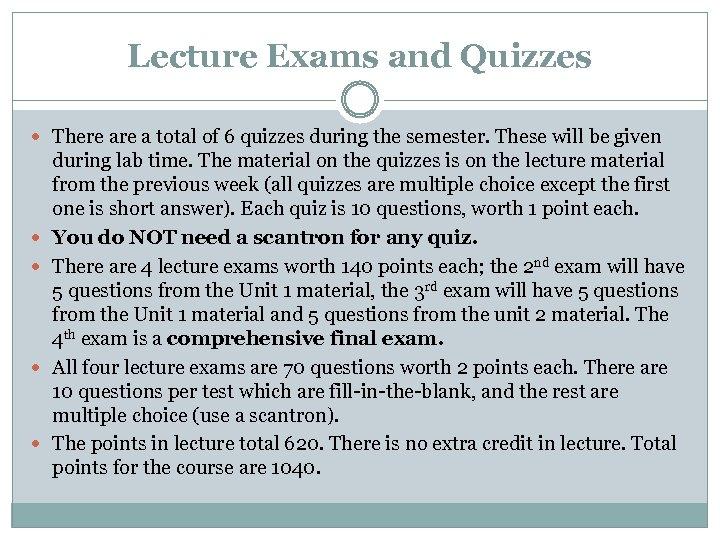 First Day of Class Anatomy Bio 11 DR