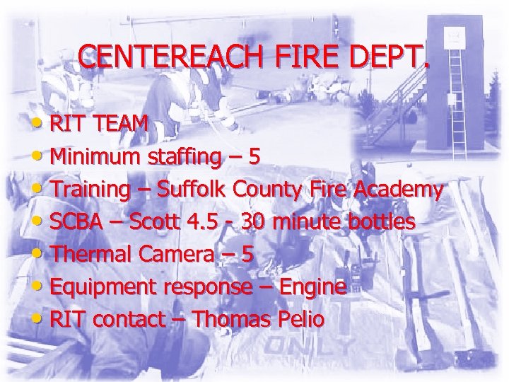 BROOKHAVEN TOWN FIRE CHIEFS Updated 7 -17 -05