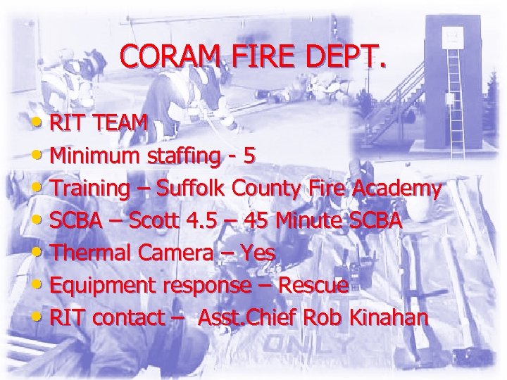 BROOKHAVEN TOWN FIRE CHIEFS Updated 7 -17 -05