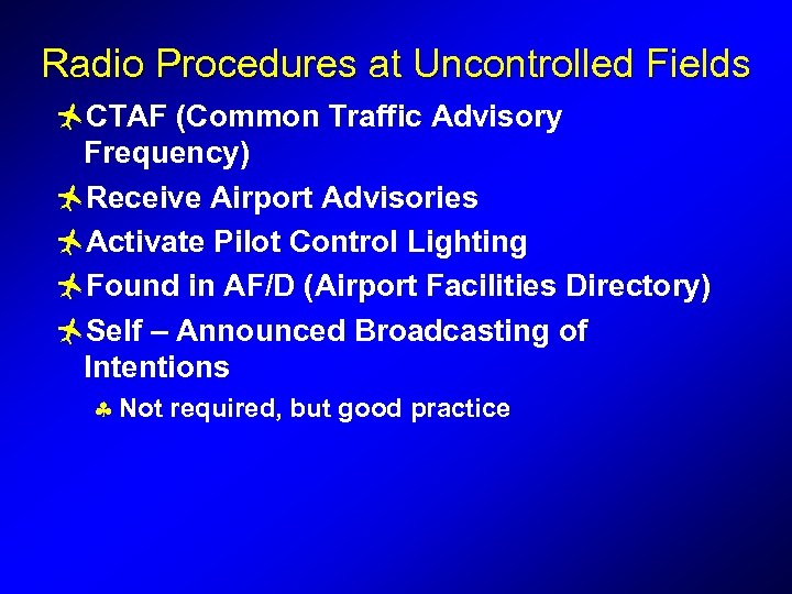 Communication and ATC Breaker Breaker One Nine we