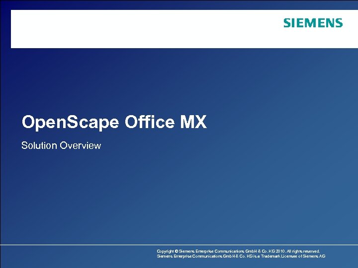 Open Scape Office MX Expand your outlook Copyright
