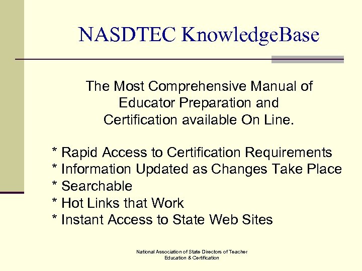 How do we develop and implement portable certification
