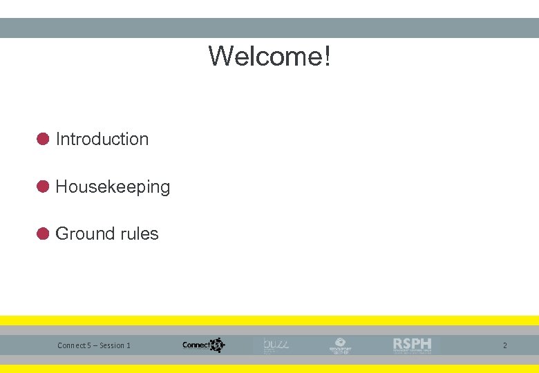 Session 1 Royal Society for Public Health Manchester