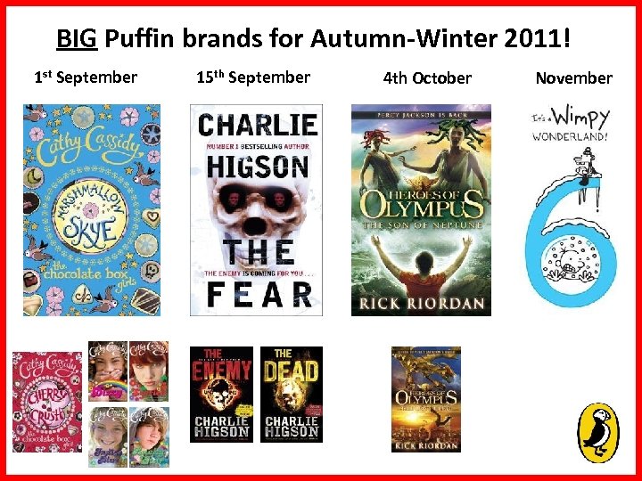 PUFFIN BOOKS Julia Teece Marketing BIG