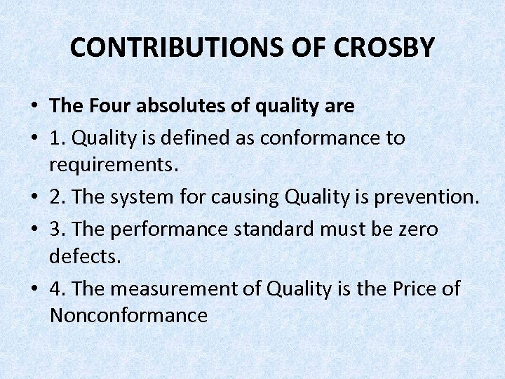 GE 6757 -TOTAL QUALITY MANAGEMENT OBJECTIVES