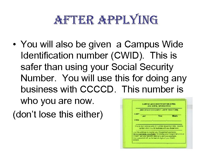 how to become a college student First