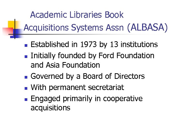 Library consortia and cooperation in this digital age