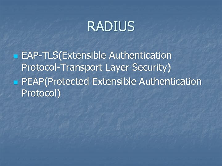 Security of a Local Area Network By Nathan