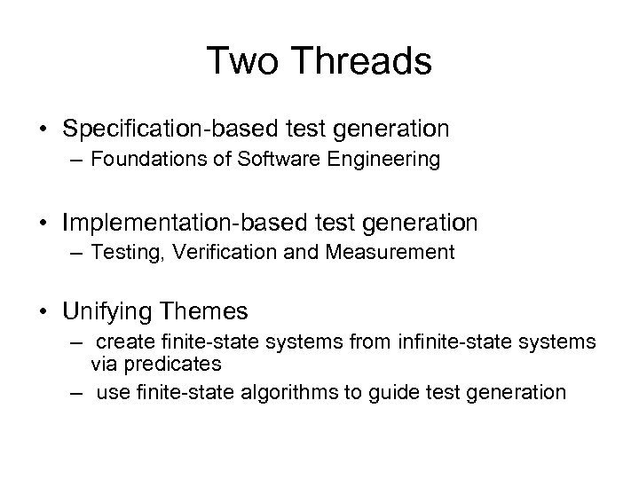 Software Testing Lecture 2 Thomas Ball with
