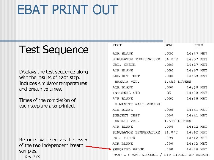 The Complete EBAT Evidential Breath Alcohol Test Colorado