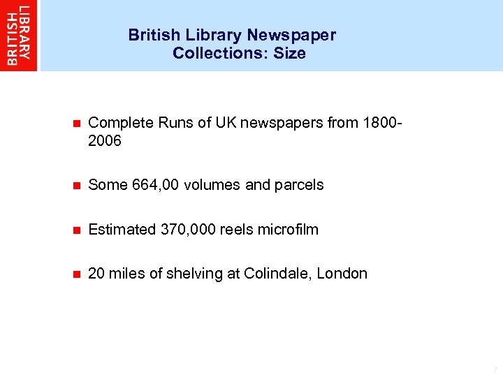 British Library Newspaper Collections Past and Future Edmund