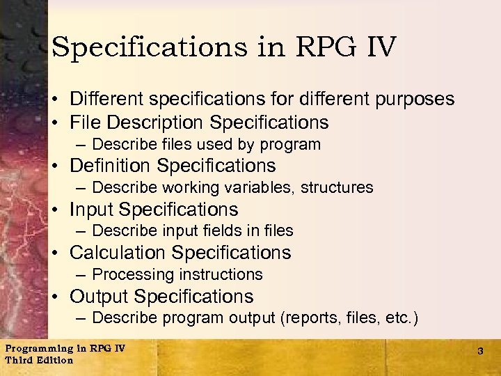 Getting Started Chapter 2 Presentation Copyright 2002