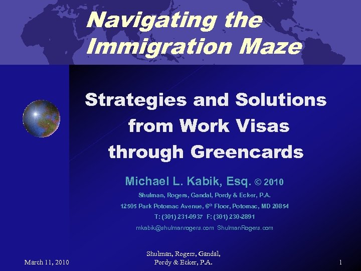 Navigating the Immigration Maze Strategies and Solutions from
