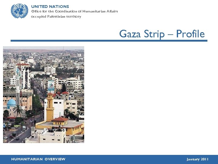 UNITED NATIONS Office for the Coordination of Humanitarian