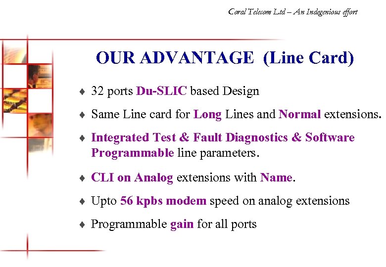 Coral Telecom Ltd IRIS PRESENTATION Abridged version