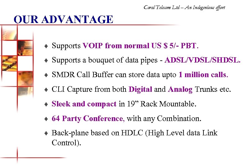 Coral Telecom Ltd IRIS PRESENTATION Abridged version