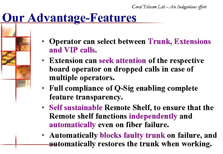 Coral Telecom Ltd IRIS PRESENTATION Abridged version