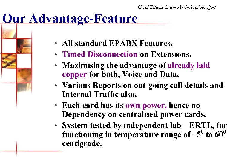 Coral Telecom Ltd IRIS PRESENTATION Abridged version