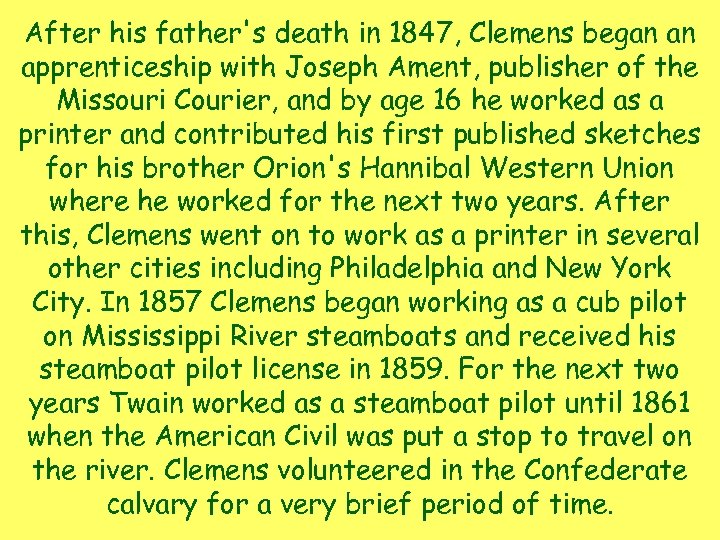 About Mark Twain A Life Samuel Langhorne