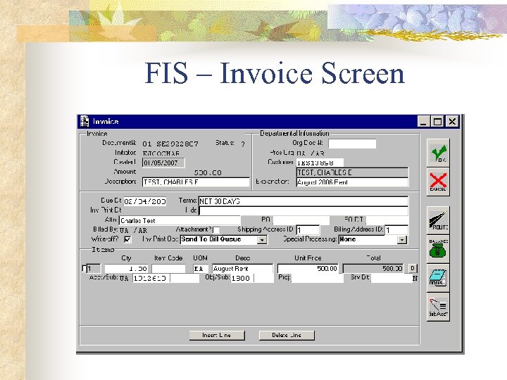 FIS Accounts Receivable System Accounts Receivable Defined