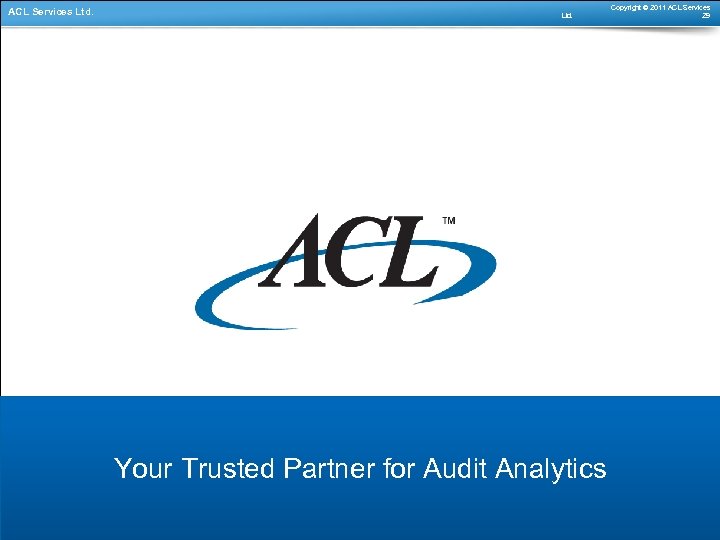 Your Trusted Partner for Audit Analytics Experiences