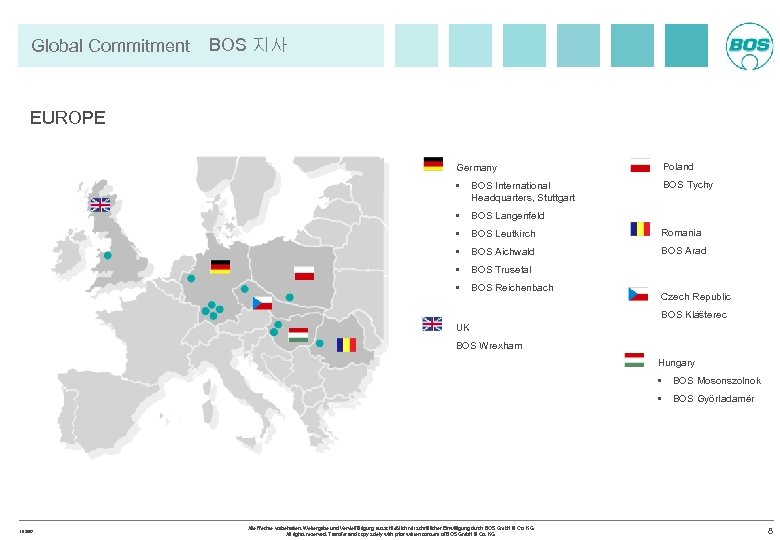 BOS Group Profile BOS 그룹 소개서 Product